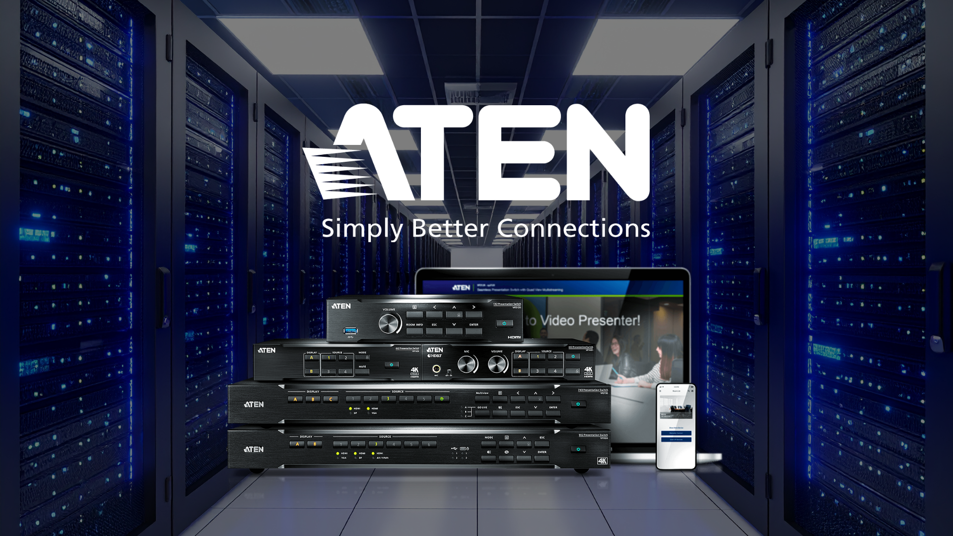 ATEN Partnership: AV/IT Connectivity, KVM & Power Solutions – IP ...