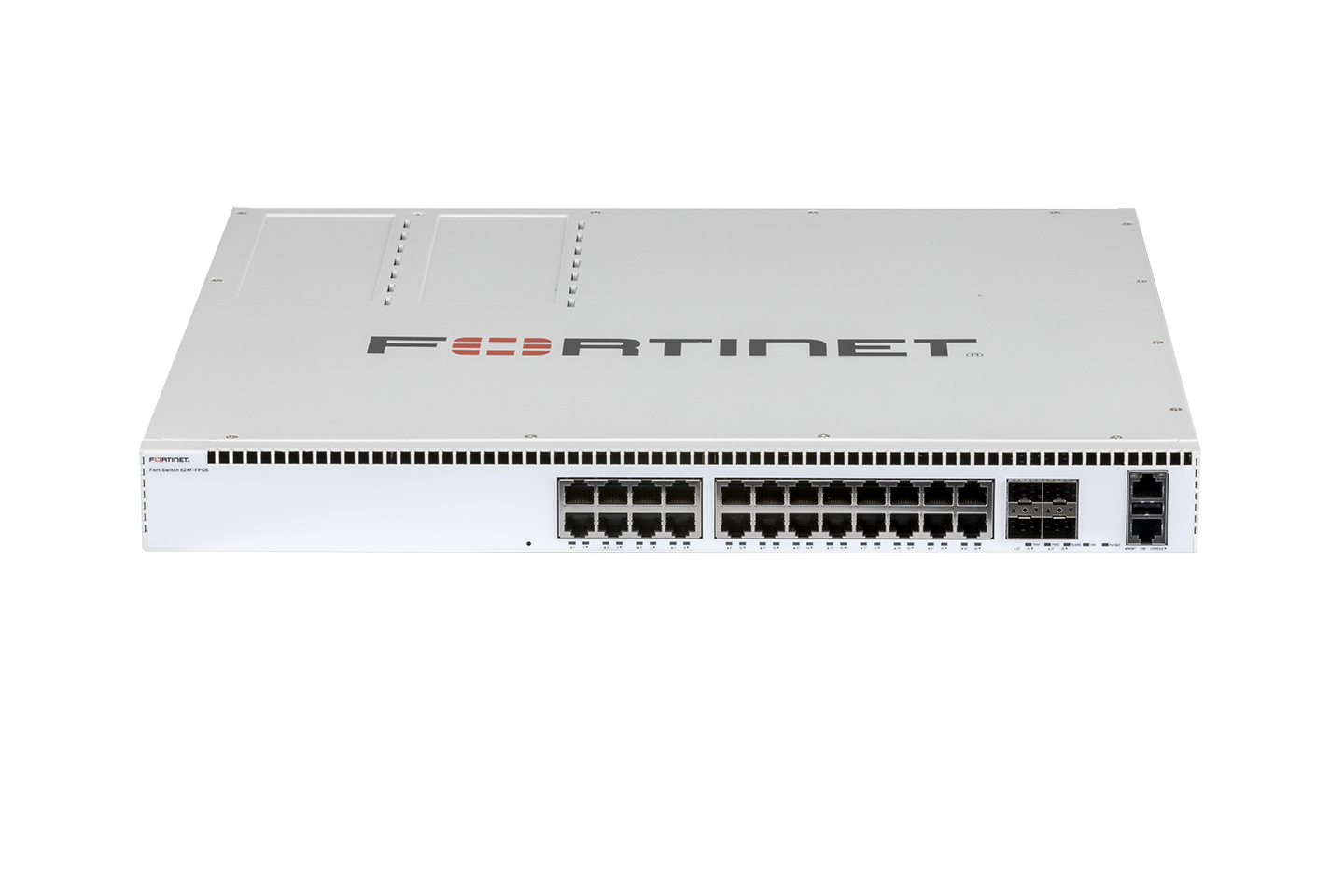 Fortinet FS-624F-FPOE | FortiSwitch-624F Series 24 x 5G RJ45 Ports, 4 ...