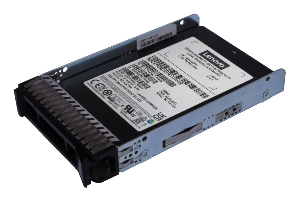 Lenovo 4XB7A90887 | ThinkSystem 2.5" SATA SSD 3.84TB Mixed Use, Swap v ...